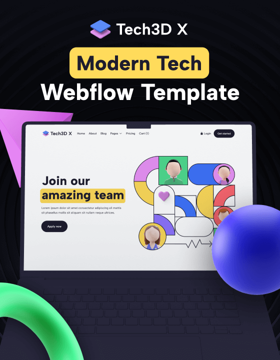 Tech3D X - App HTML5 Responsive Website Template