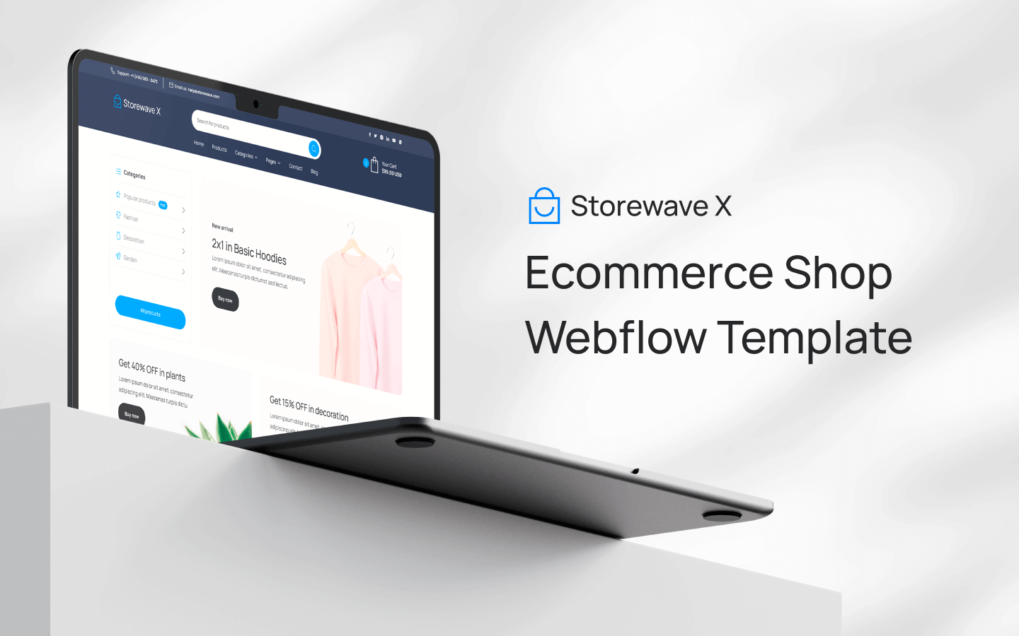Storewave X - Shop HTML5 Responsive Website Template