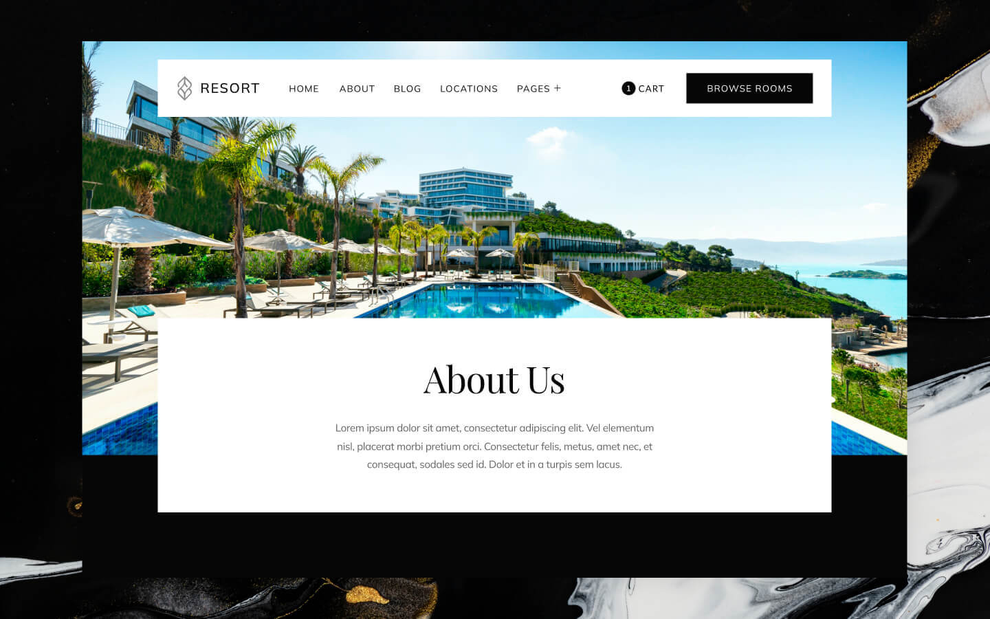 Resort - Hotel HTML5 Responsive Website Template