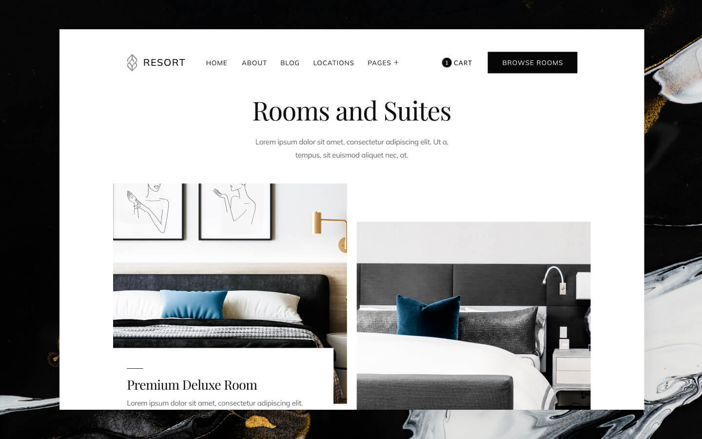 Resort - Hotel HTML5 Responsive Website Template