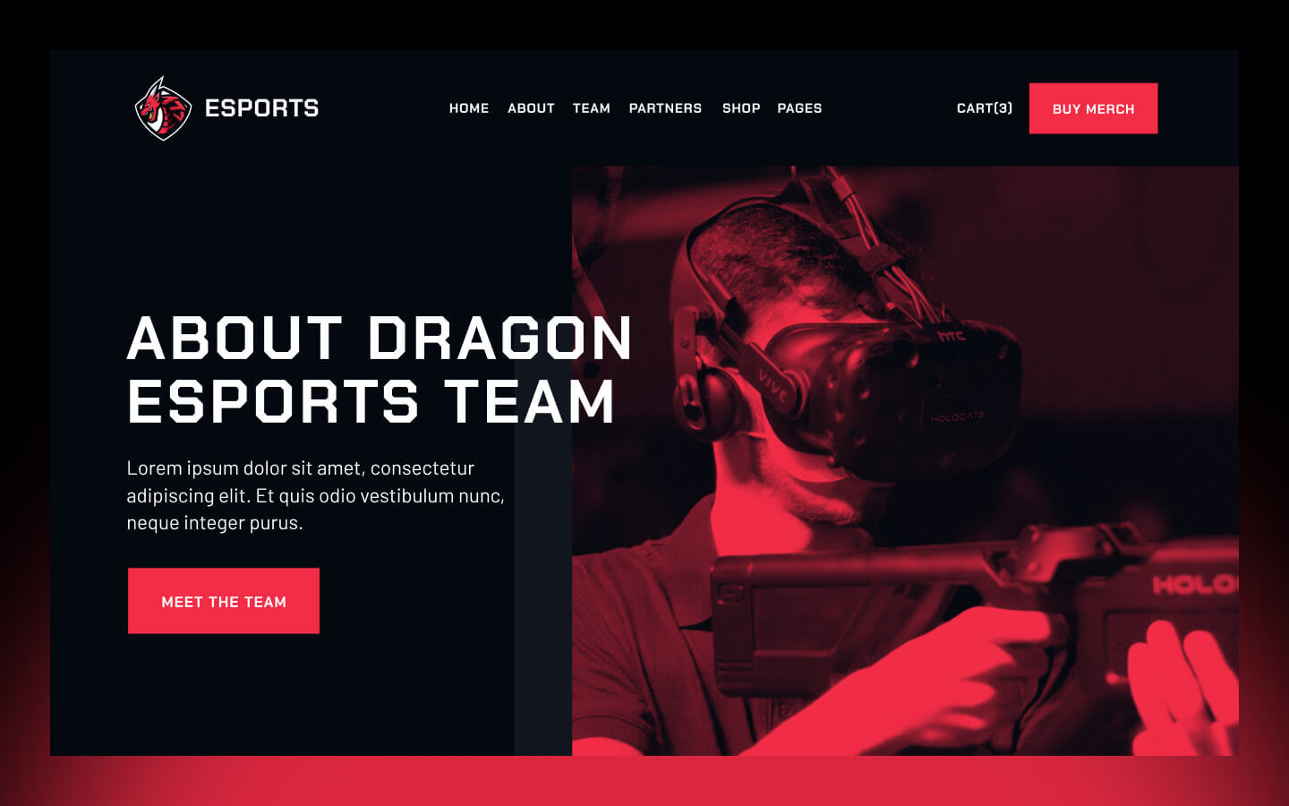 eSports - Game HTML5 Responsive Website Template