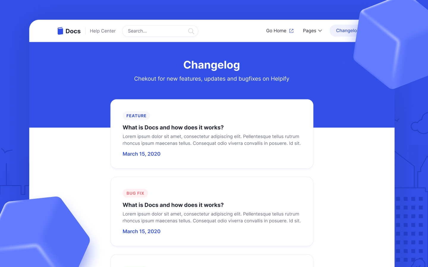 Docs - Support HTML5 Responsive Website Template