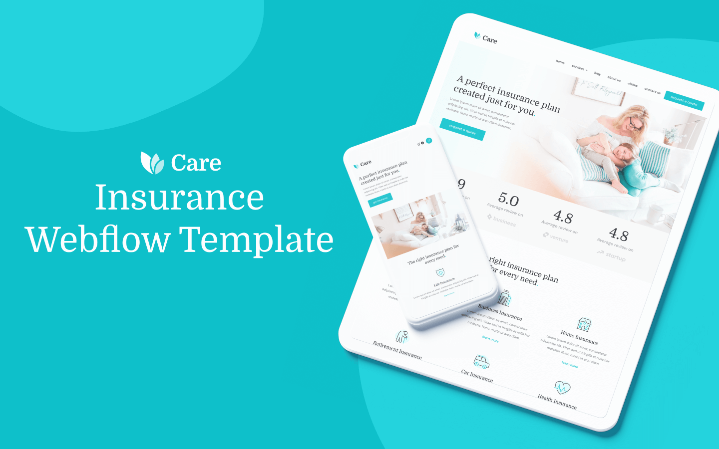 Care - Insurance HTML5 Responsive Website Template