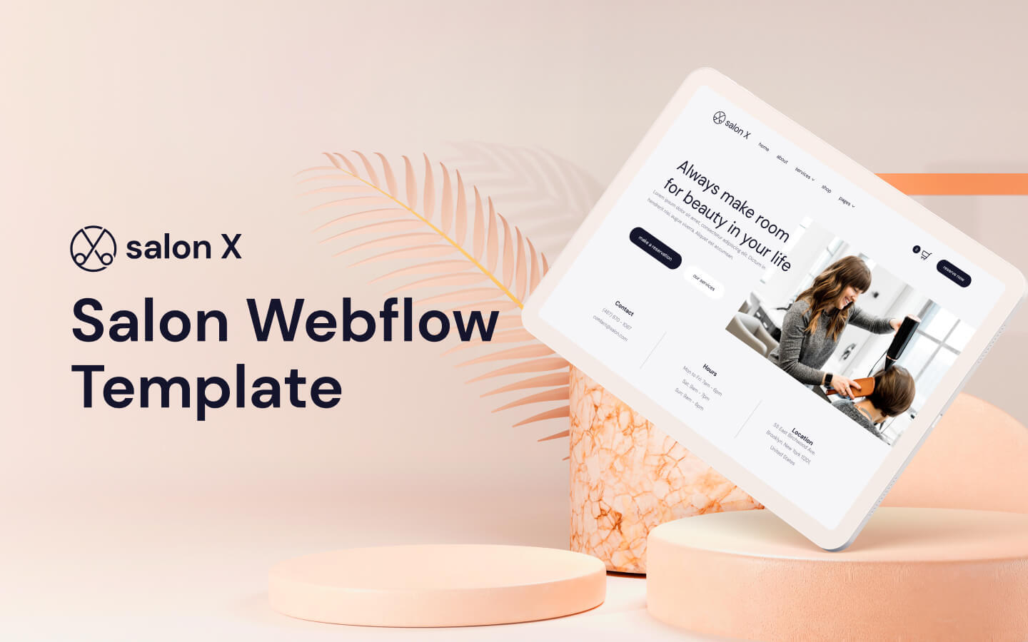 Salon X - Salon HTML5 Responsive Website Template