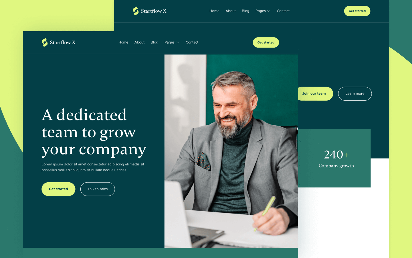 Startflow X - Startup HTML5 Responsive Website Template