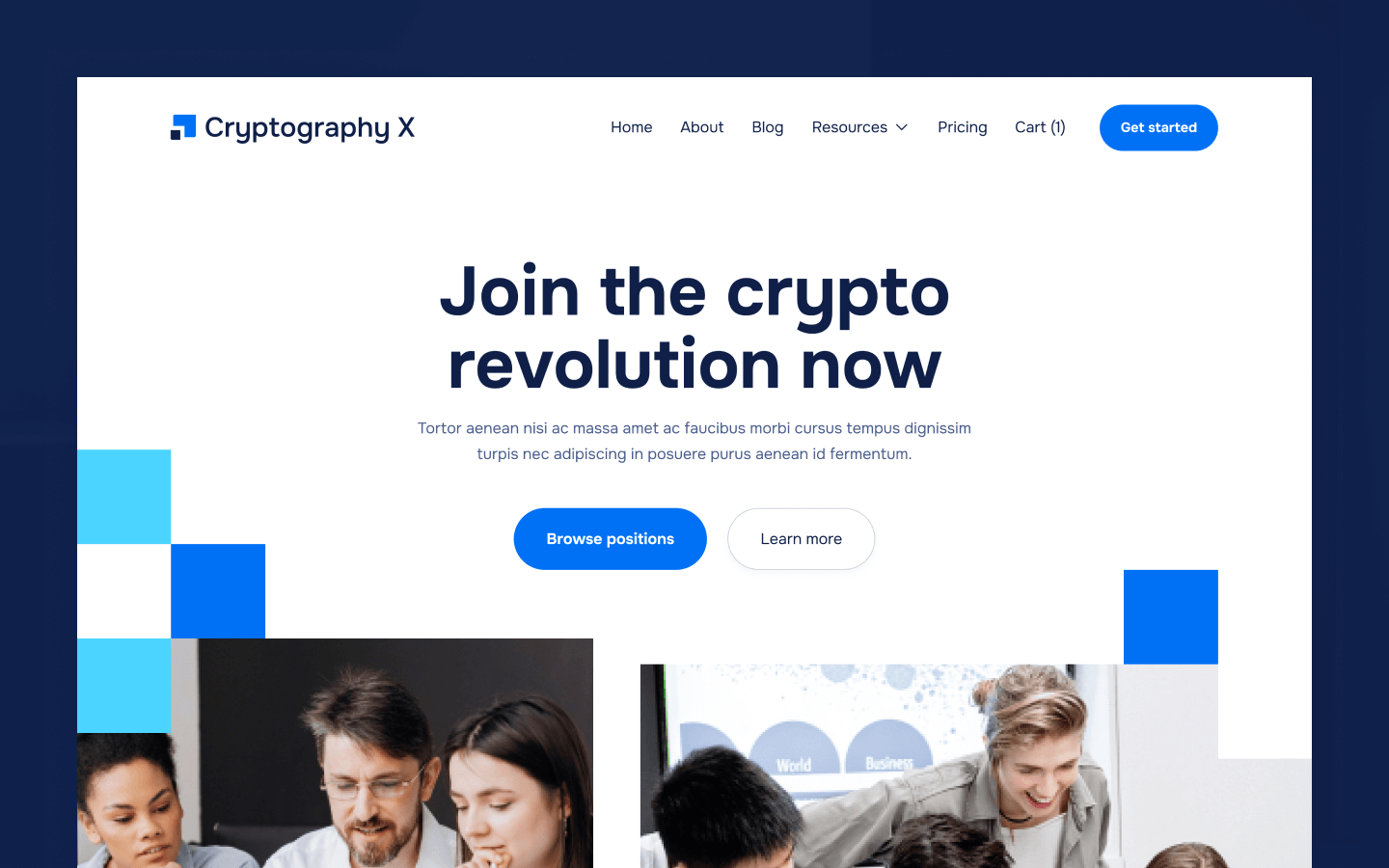 Cryptography X - Finance HTML5 Responsive Website Template