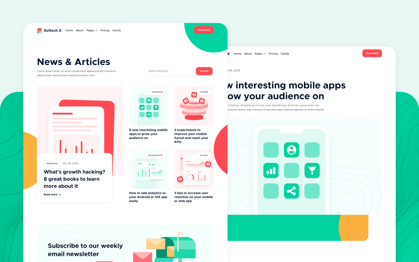 Softech X - Dashboard HTML5 Responsive Website Template