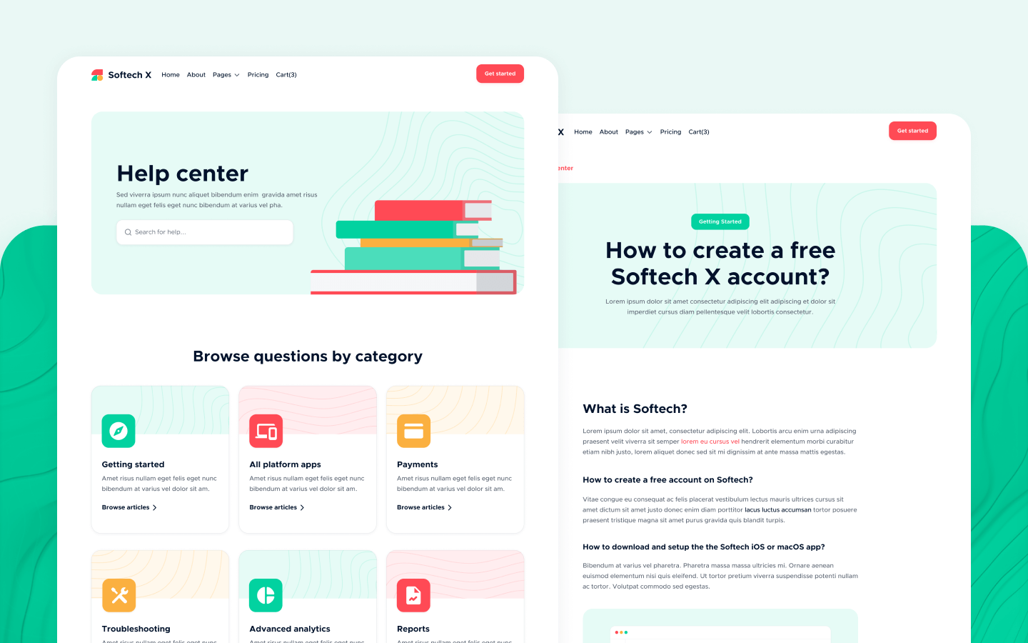 Softech X - Dashboard HTML5 Responsive Website Template