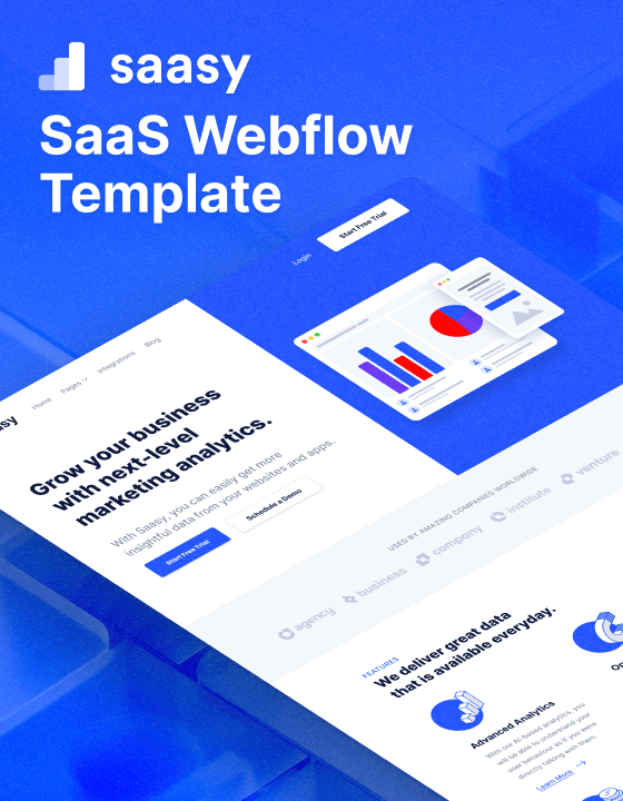 Saasy - Software HTML5 Responsive Website Template