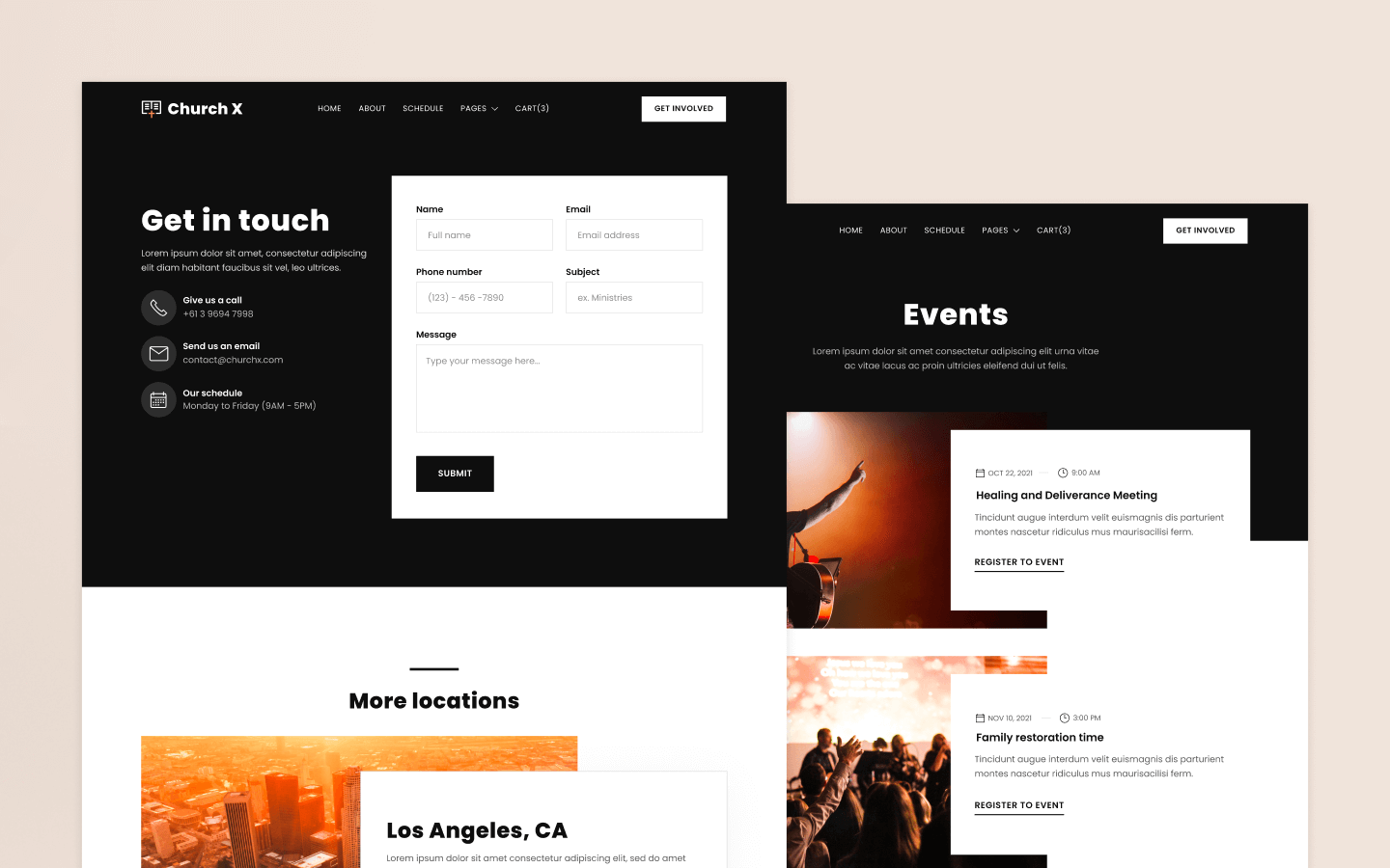 Church X - Church HTML5 Responsive Website Template