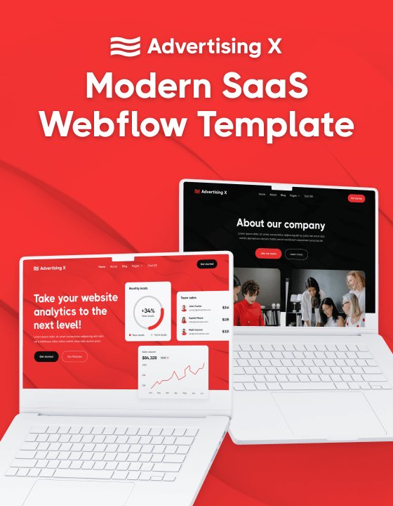 Advertising X - SaaS HTML5 Responsive Website Template