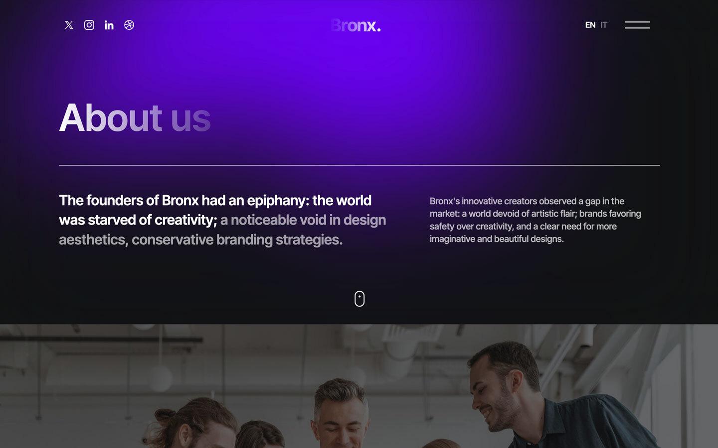 Bronx - Technology HTML5 Responsive Website Template