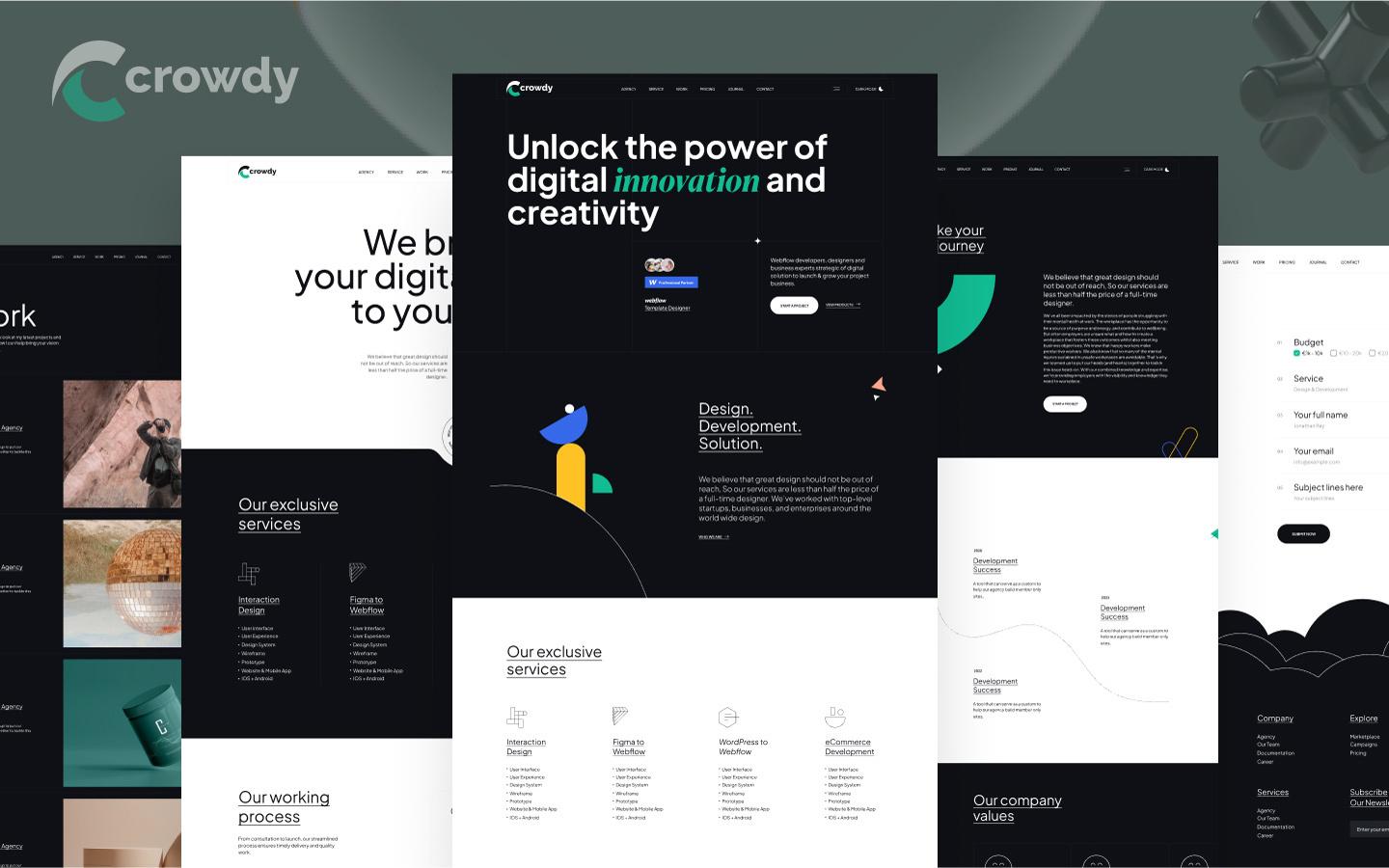 Crowdy - Agency HTML5 Responsive Website Template