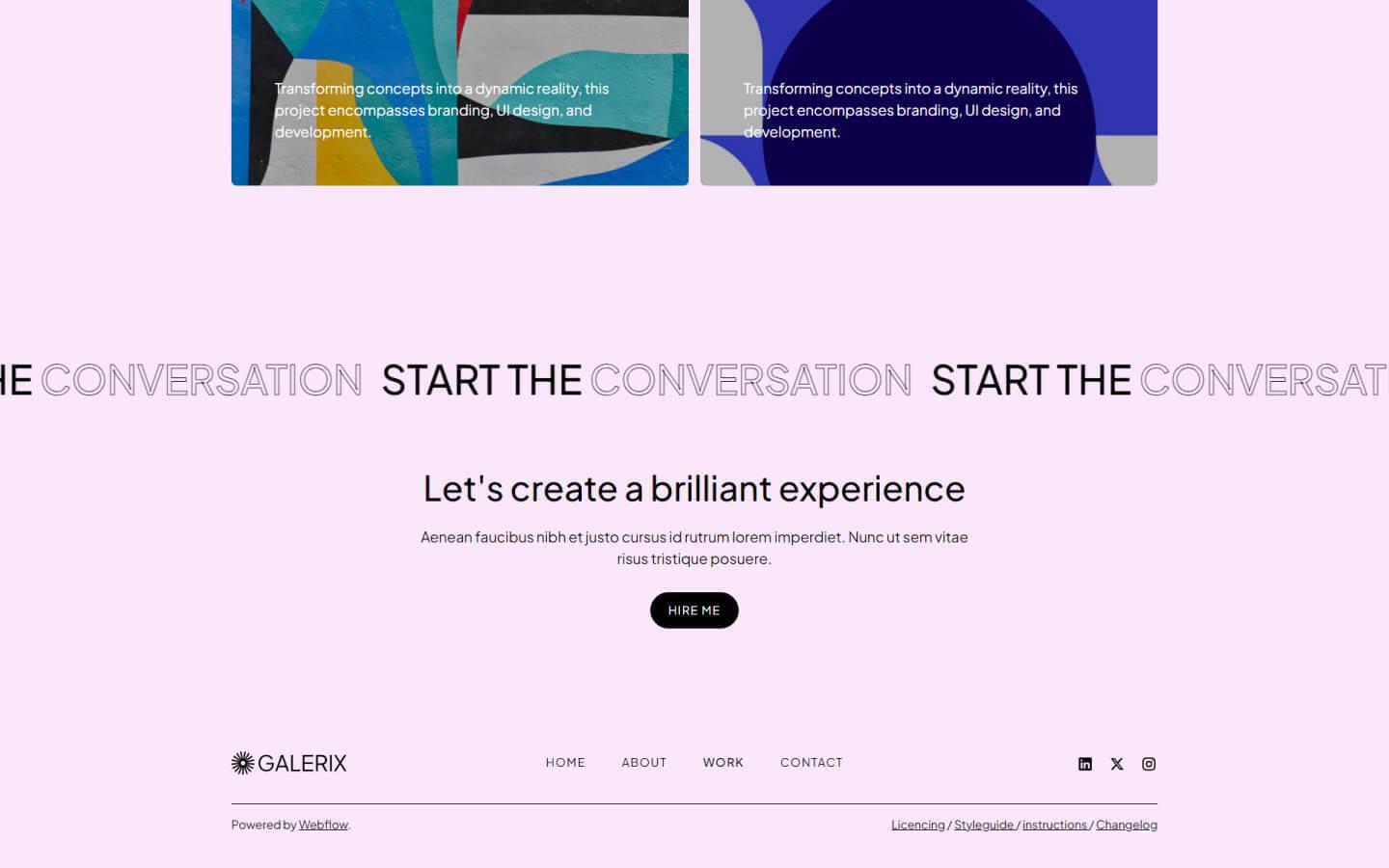 Galerix - Portfolio HTML5 Responsive Website Template