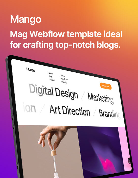 Mango - Agency HTML5 Responsive Website Template