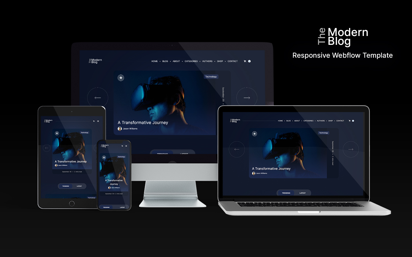 Modern Bloq - Blog HTML5 Responsive Website Template