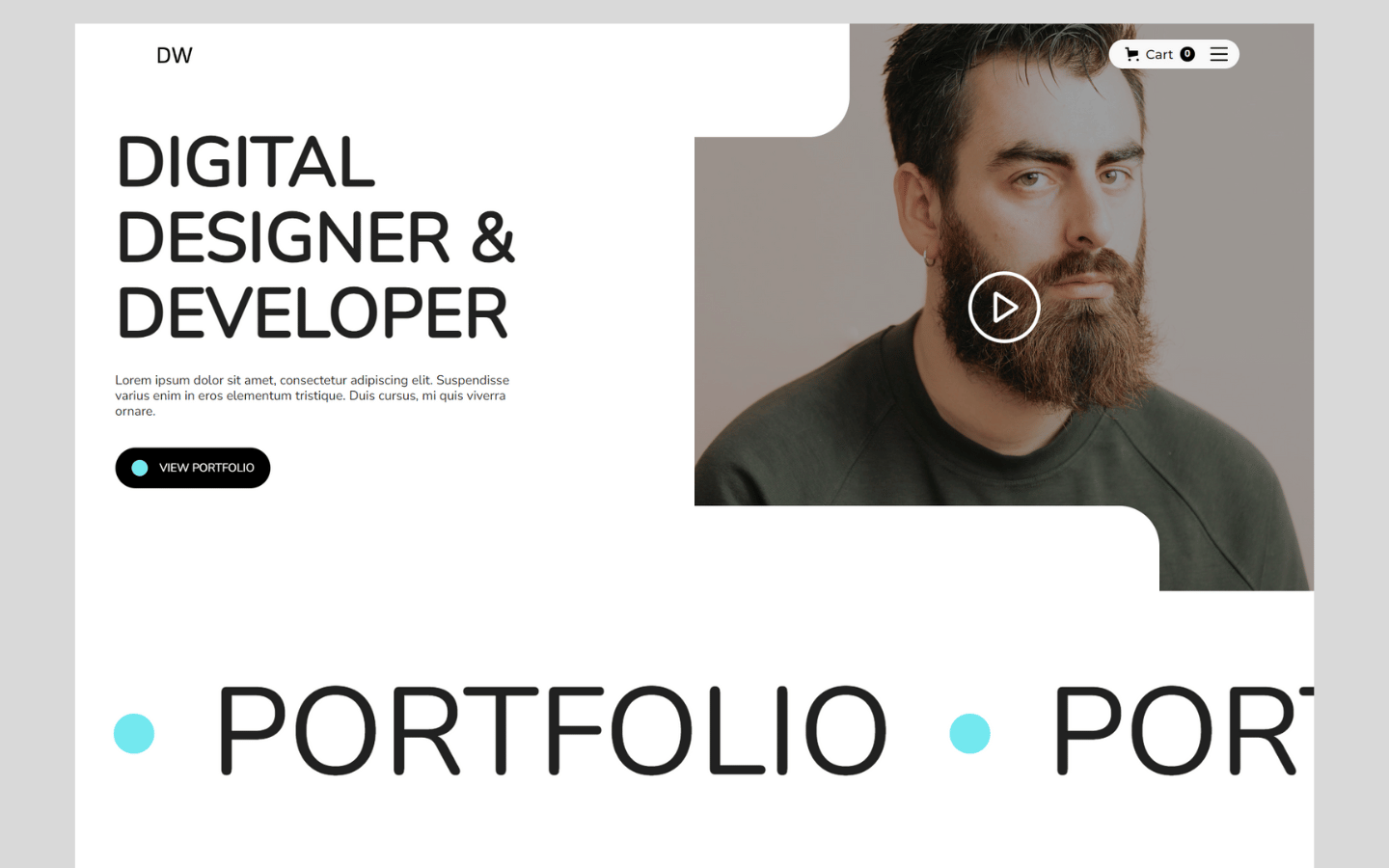 David Wilson - Portfolio HTML5 Responsive Website Template