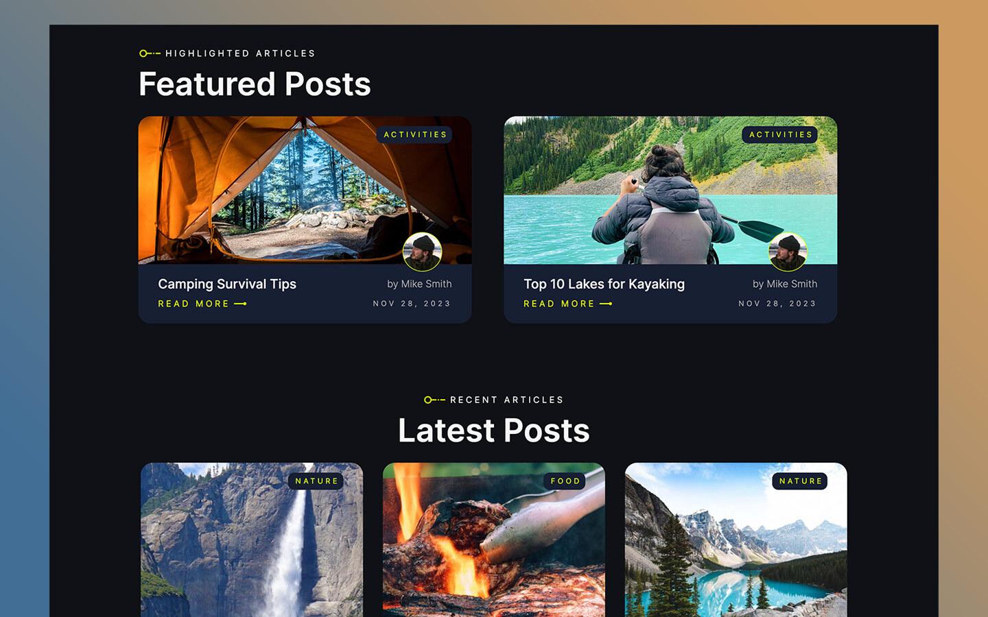 Wanderlust - Travel HTML5 Responsive Website Template
