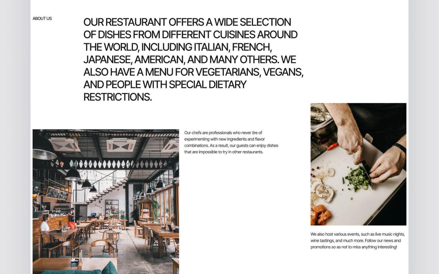 Project Foood DB - Restaurant HTML5 Responsive Website Template