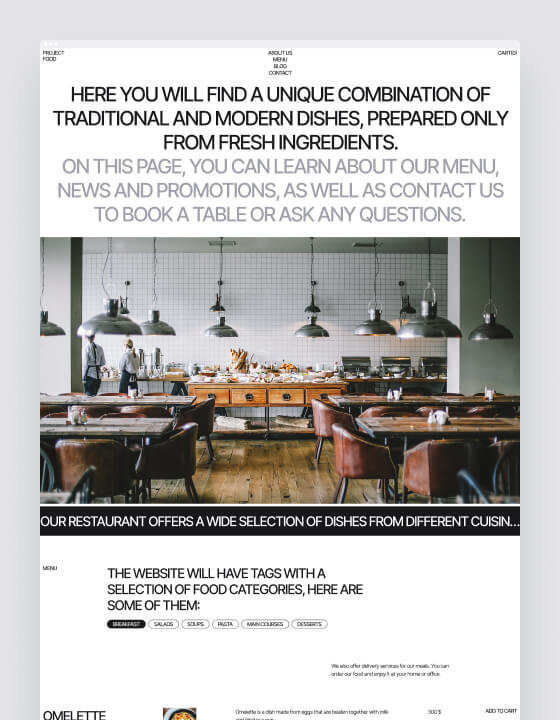 Project Foood DB - Restaurant HTML5 Responsive Website Template