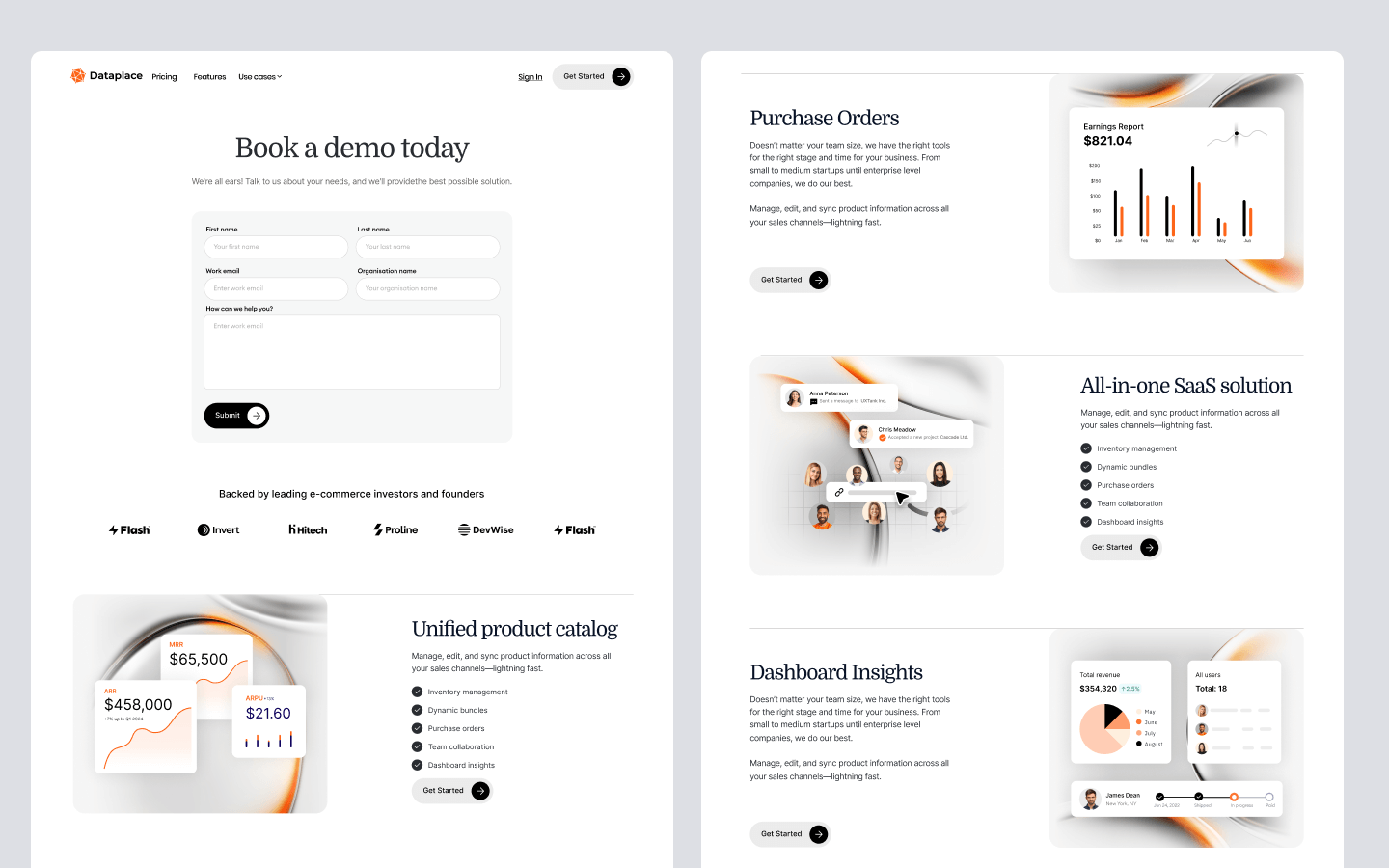 Dataplace - Marketing HTML5 Responsive Website Template