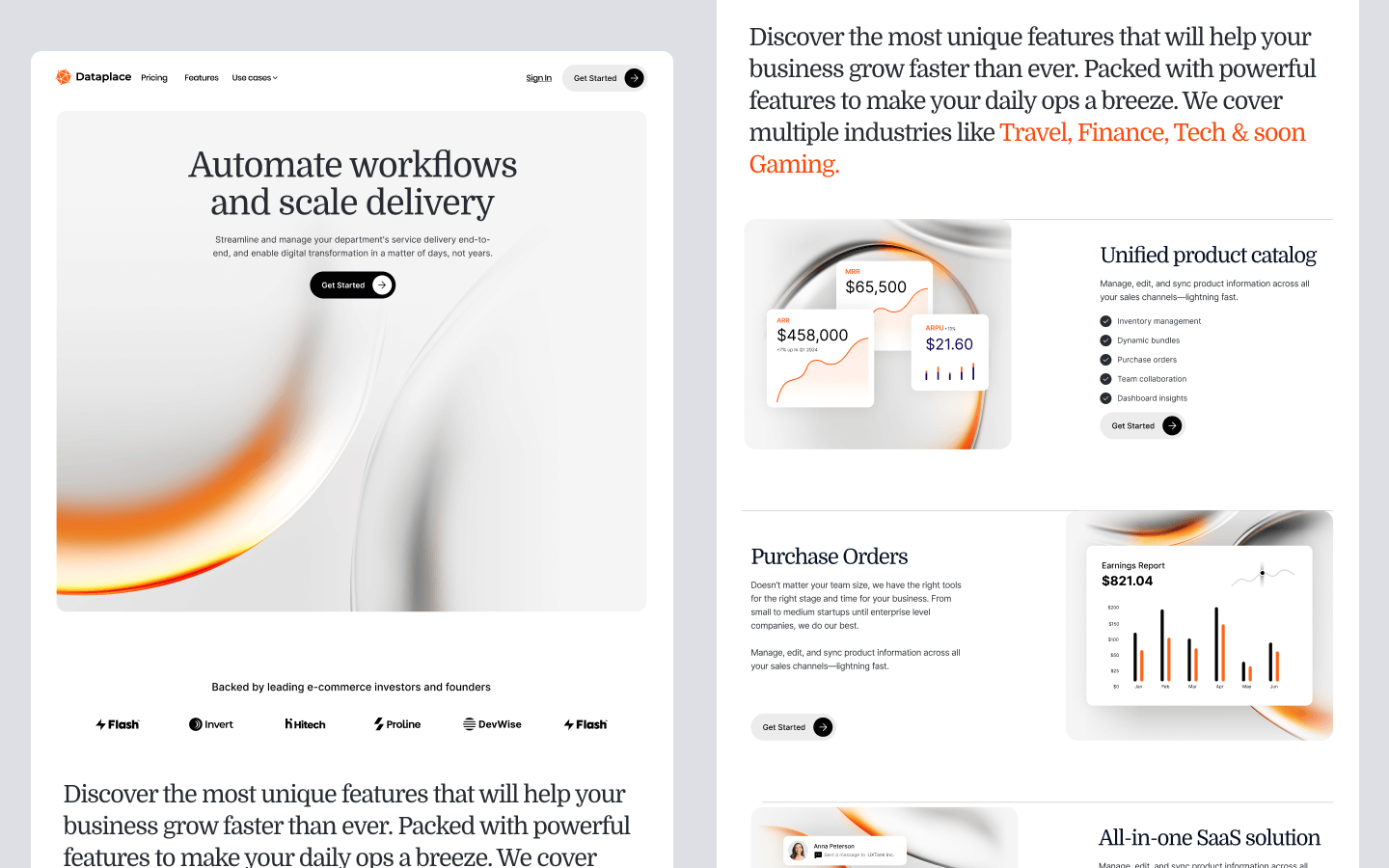 Dataplace - Marketing HTML5 Responsive Website Template