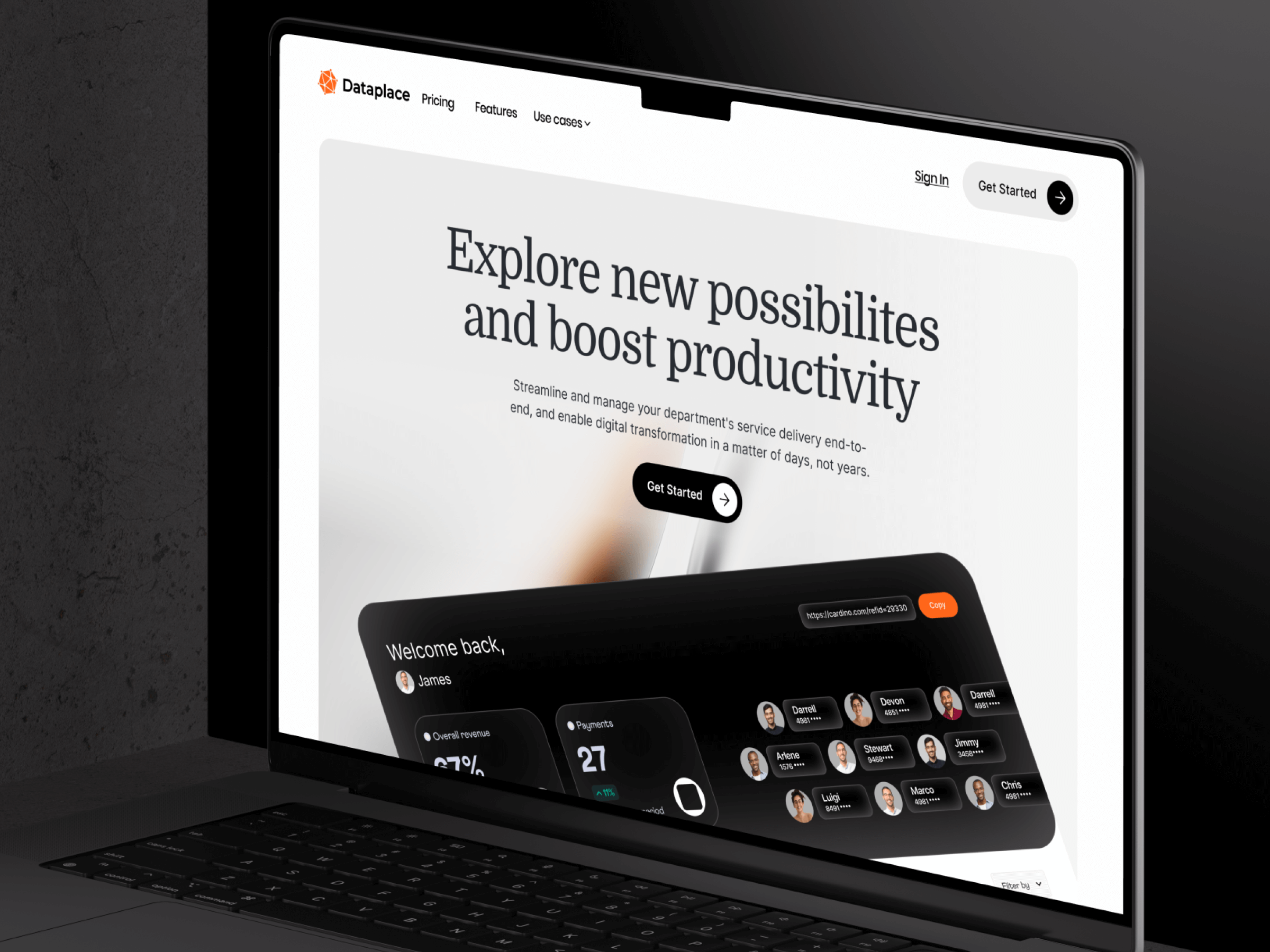 Dataplace - Marketing HTML5 Responsive Website Template