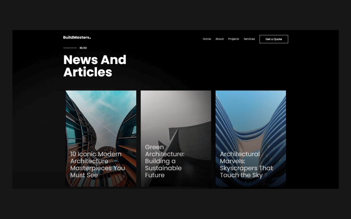 BuildMasters - Construction HTML5 Responsive Website Template