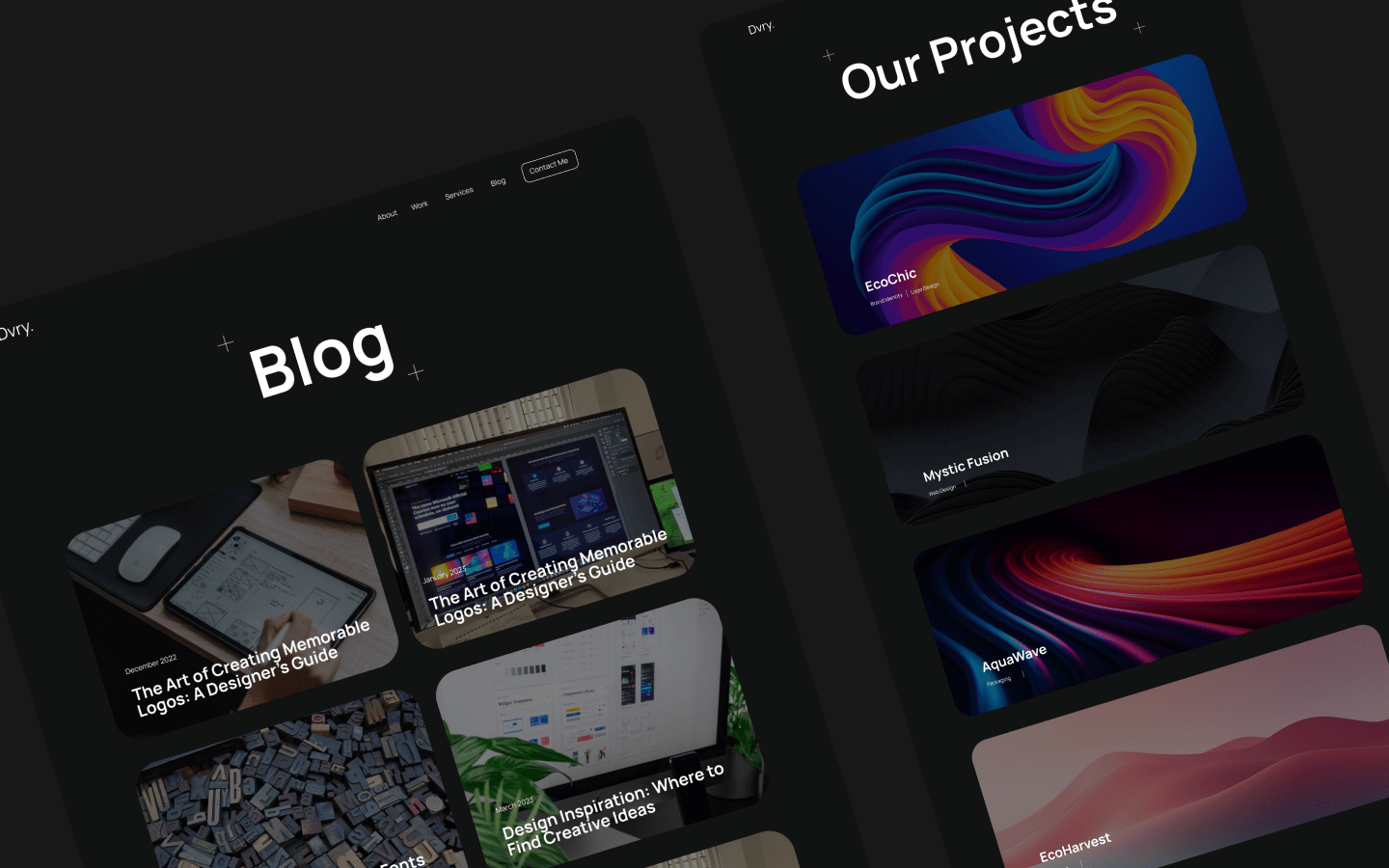 Dvry - Portfolio HTML5 Responsive Website Template