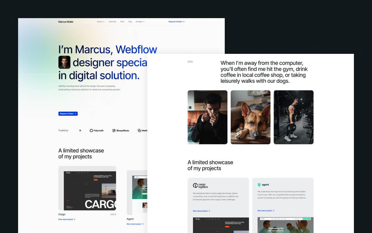 Marcus Muller - Portfolio HTML5 Responsive Website Template