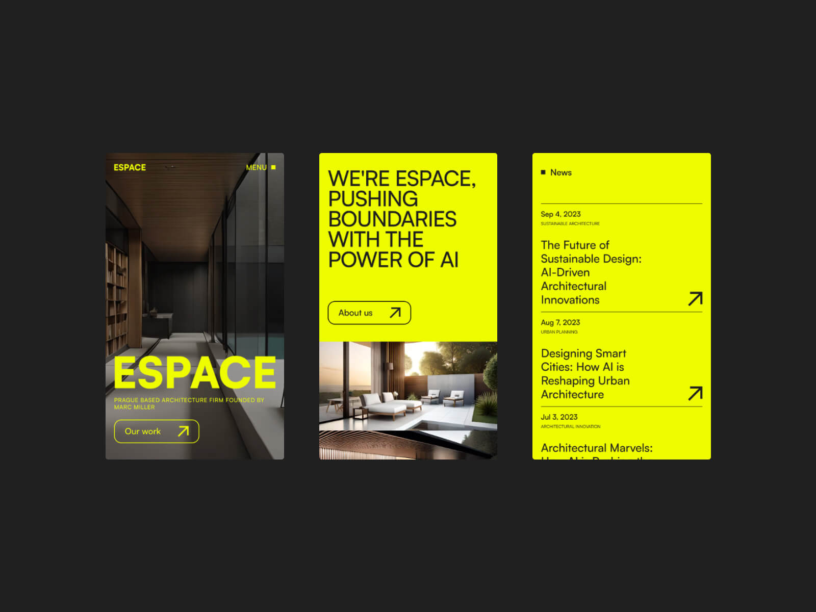 Espace - Architecture HTML5 Responsive Website Template