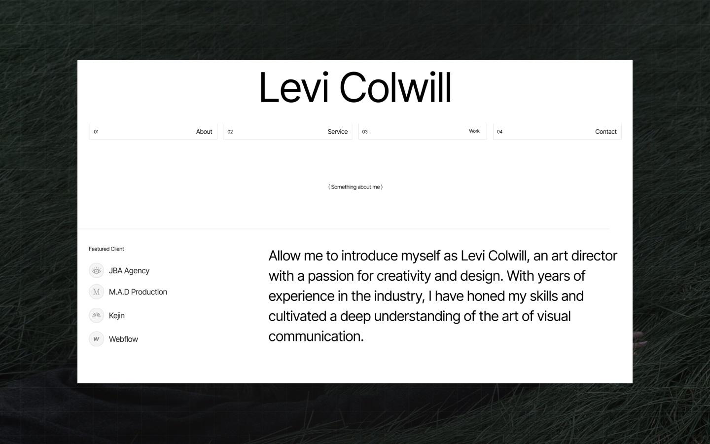 Levi - Portfolio HTML5 Responsive Website Template