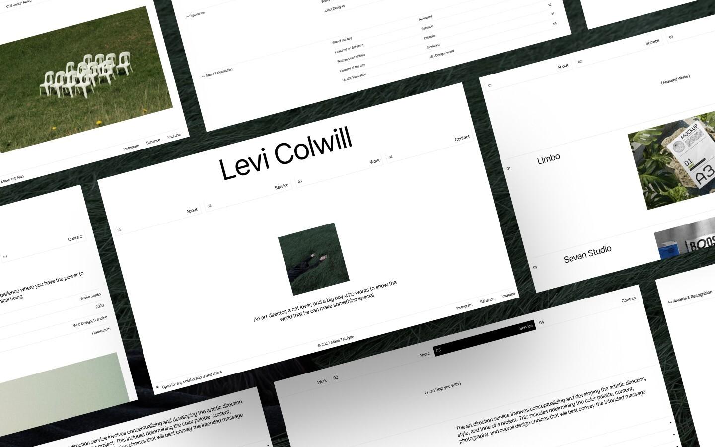 Levi - Portfolio HTML5 Responsive Website Template