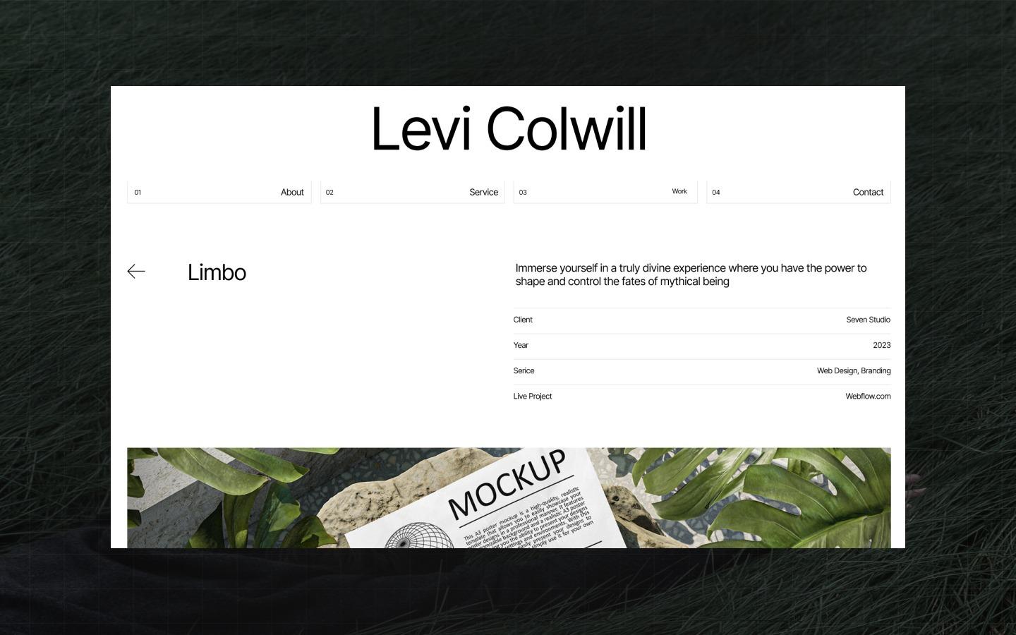Levi - Portfolio HTML5 Responsive Website Template