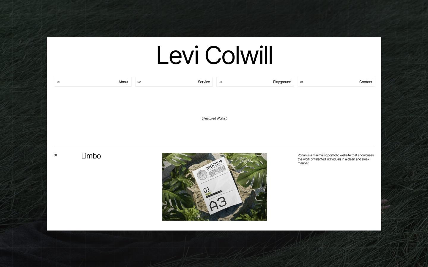 Levi - Portfolio HTML5 Responsive Website Template
