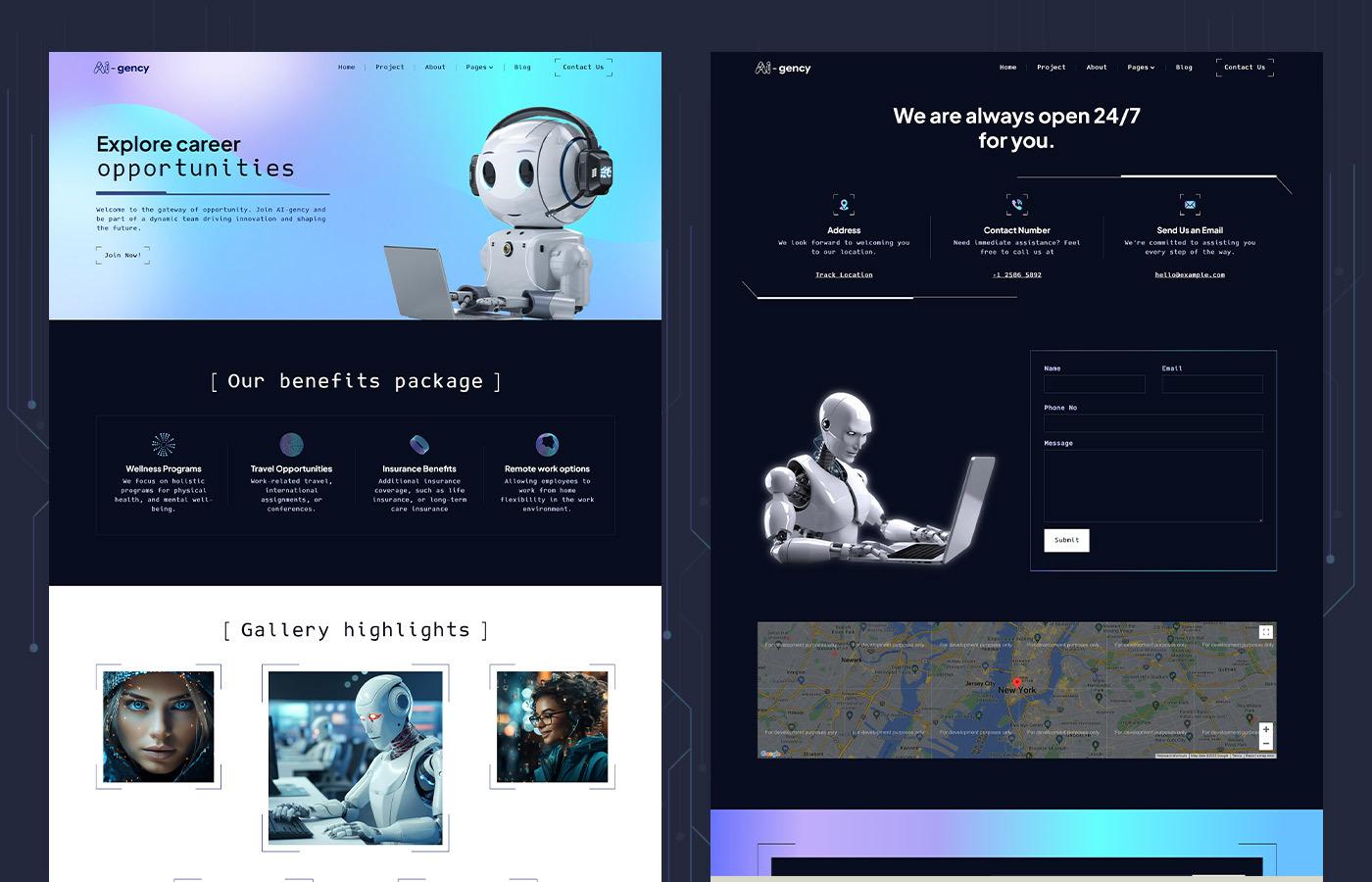 AI-gency - Agency HTML5 Responsive Website Template