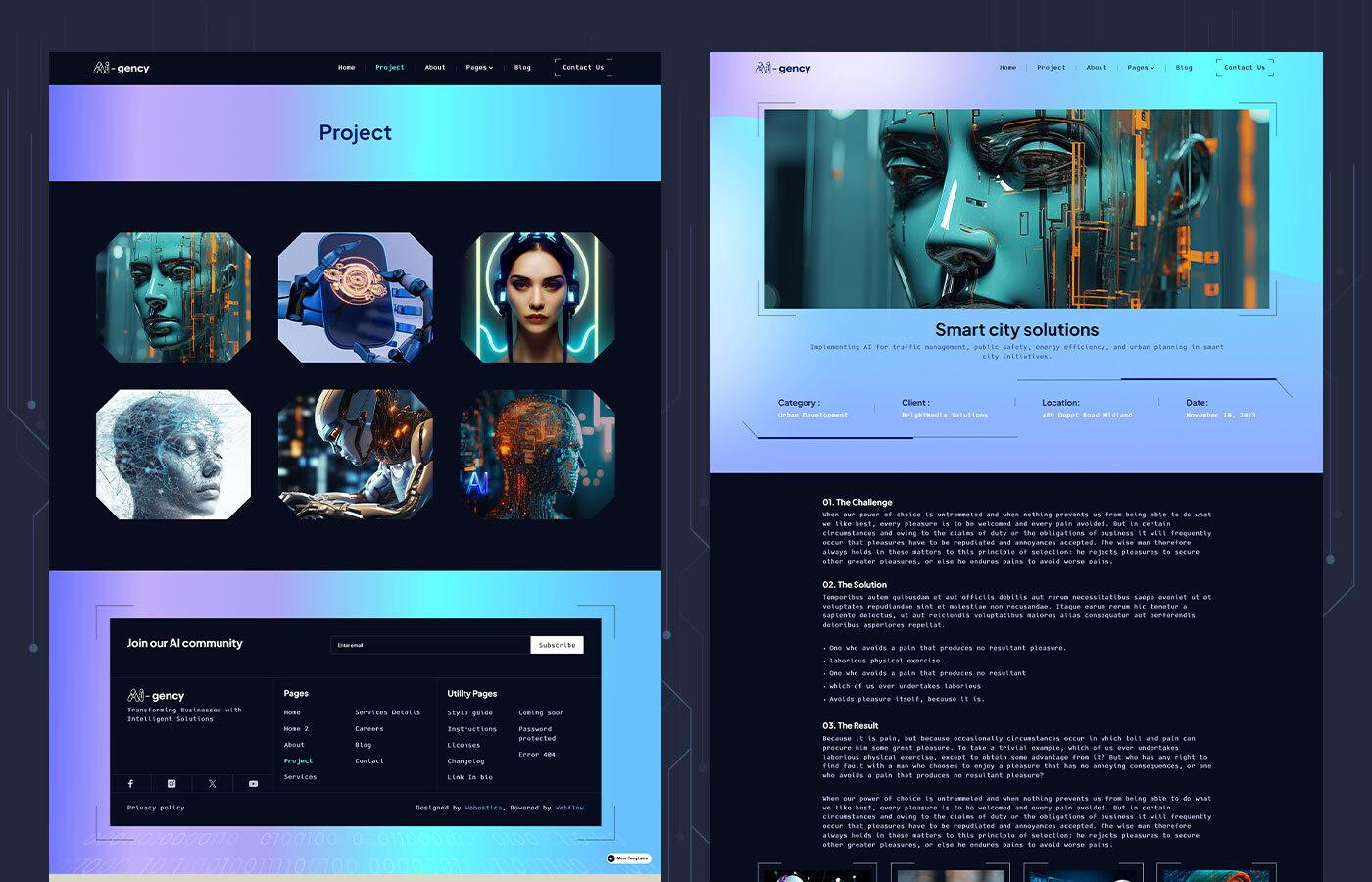 AI-gency - Agency HTML5 Responsive Website Template