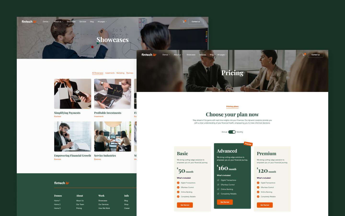 Fintech W - Finance HTML5 Responsive Website Template