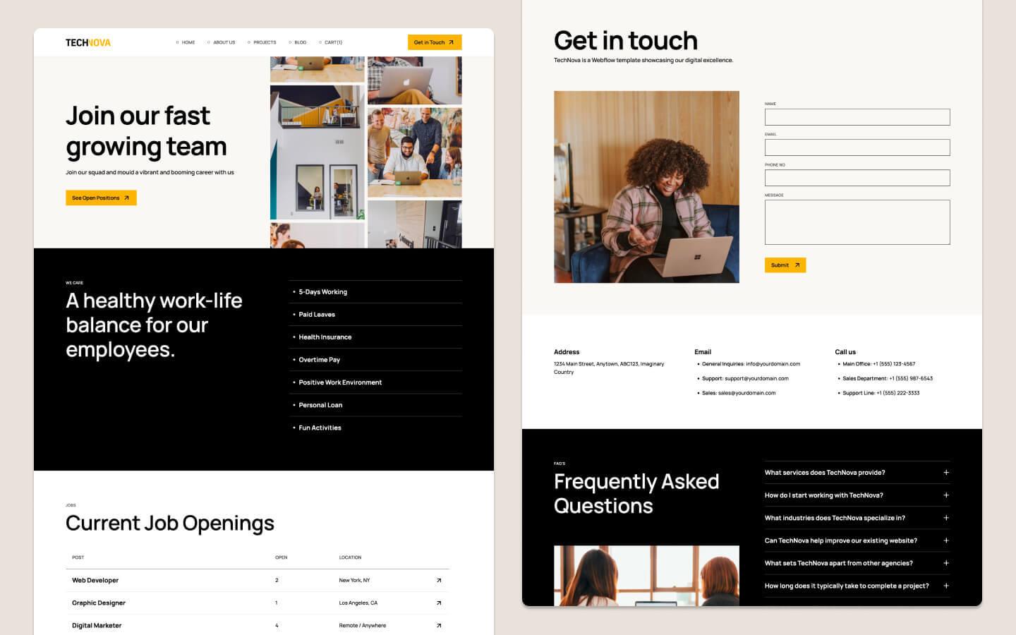 TechNova - Agency HTML5 Responsive Website Template