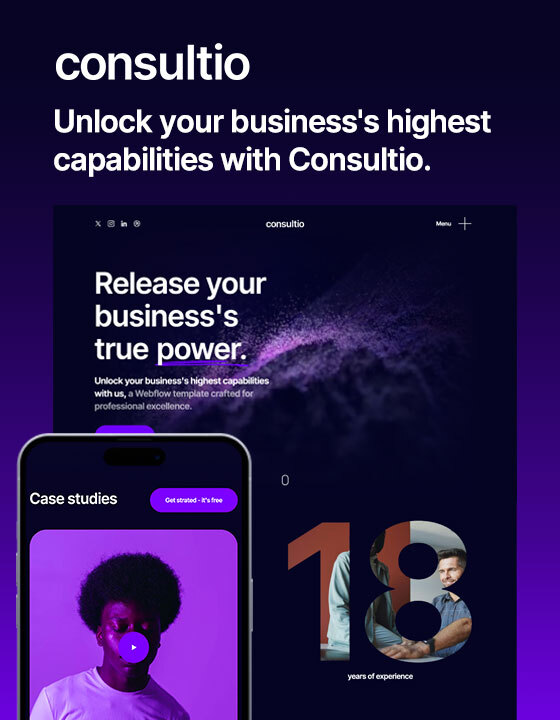 Consultio by Flowmance | Muzli Creative Store