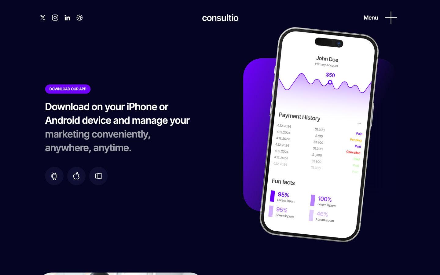 Consultio - Business HTML5 Responsive Website Template
