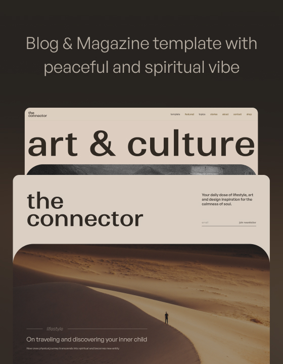 The Connector by Wavesdesign | Muzli Creative Store