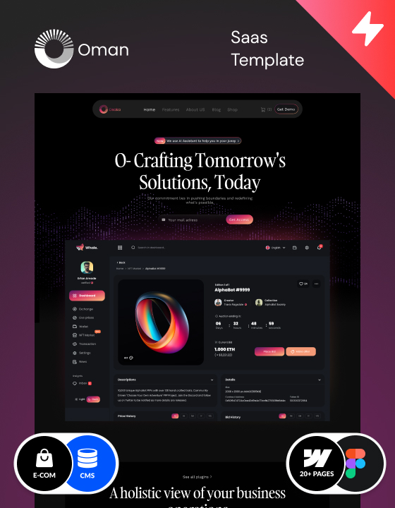 Oman - SaaS HTML5 Responsive Website Template