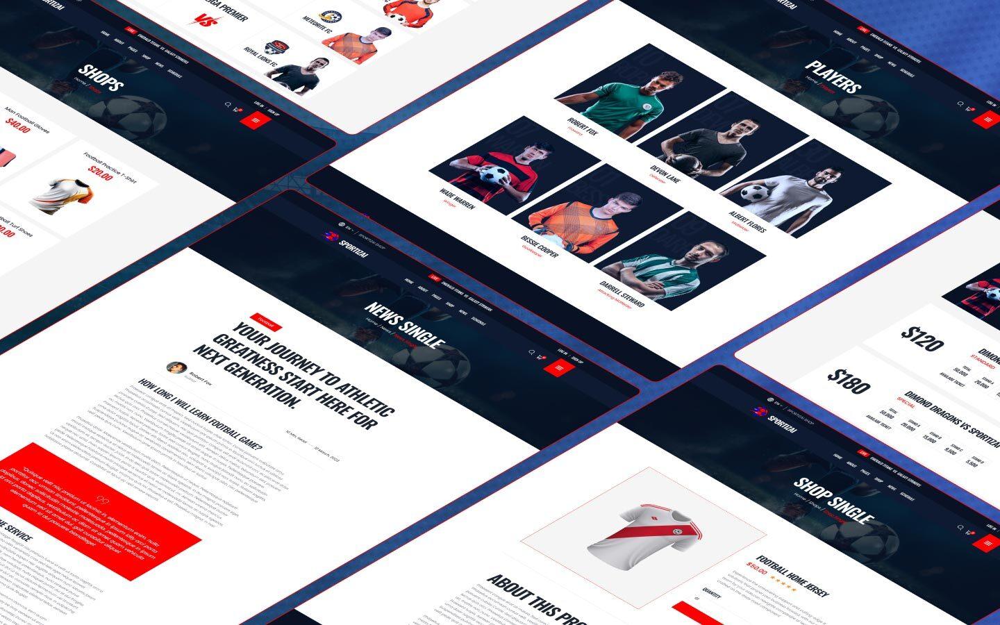 Sportizai - Sports HTML5 Responsive Website Template