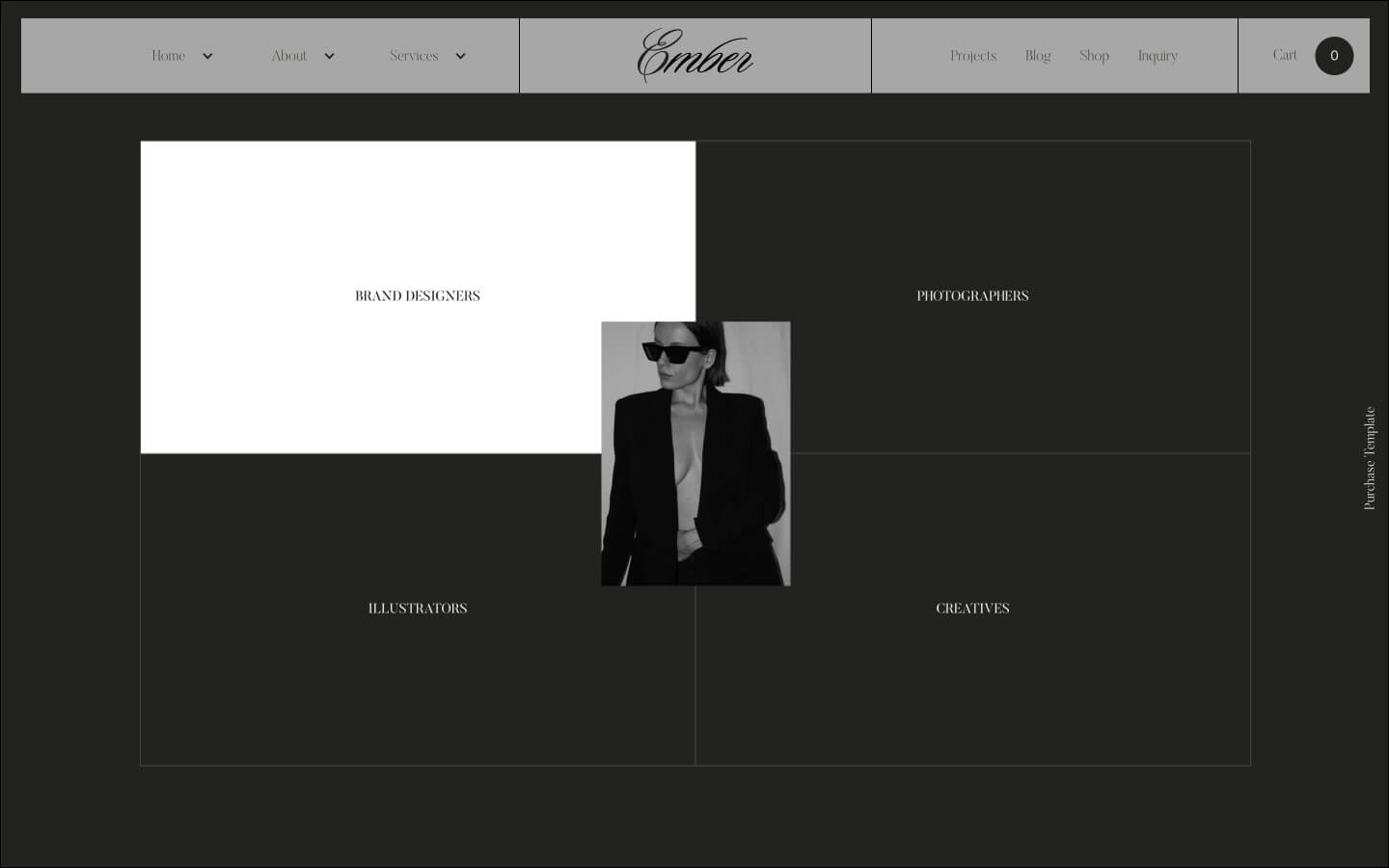 Ember Muse - Portfolio HTML5 Responsive Website Template
