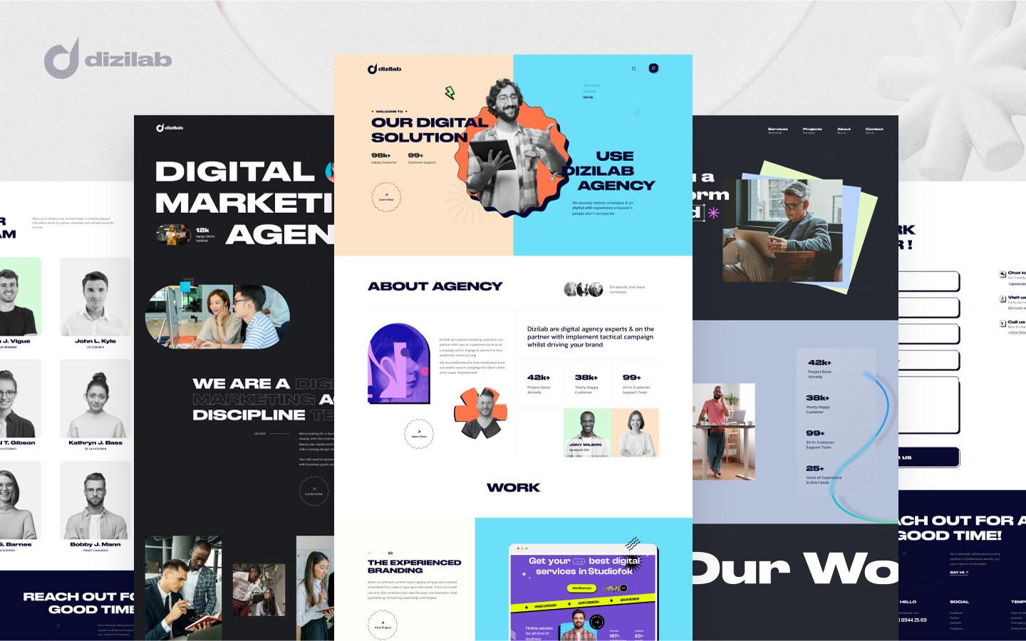 Dizilab - Agency HTML5 Responsive Website Template