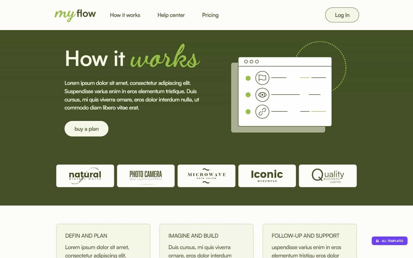 Myflow - SaaS HTML5 Responsive Website Template