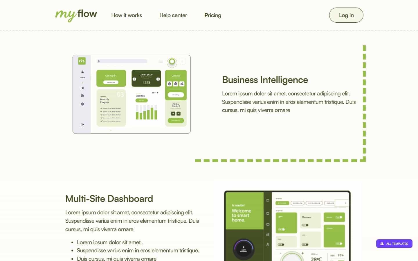 Myflow - SaaS HTML5 Responsive Website Template
