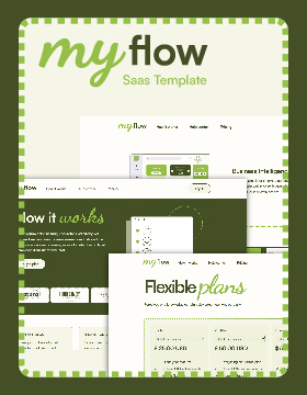 Myflow - SaaS HTML5 Responsive Website Template