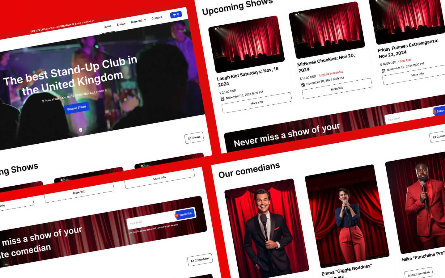 StandUp - Event HTML5 Responsive Website Template